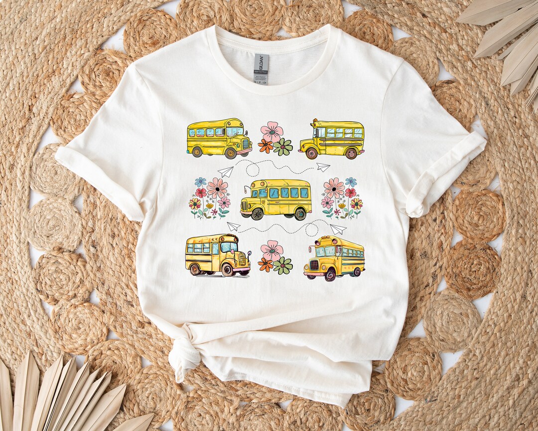 School Bus Shirt, Field Trip Shirt, Back to School Shirt, Gift for ...