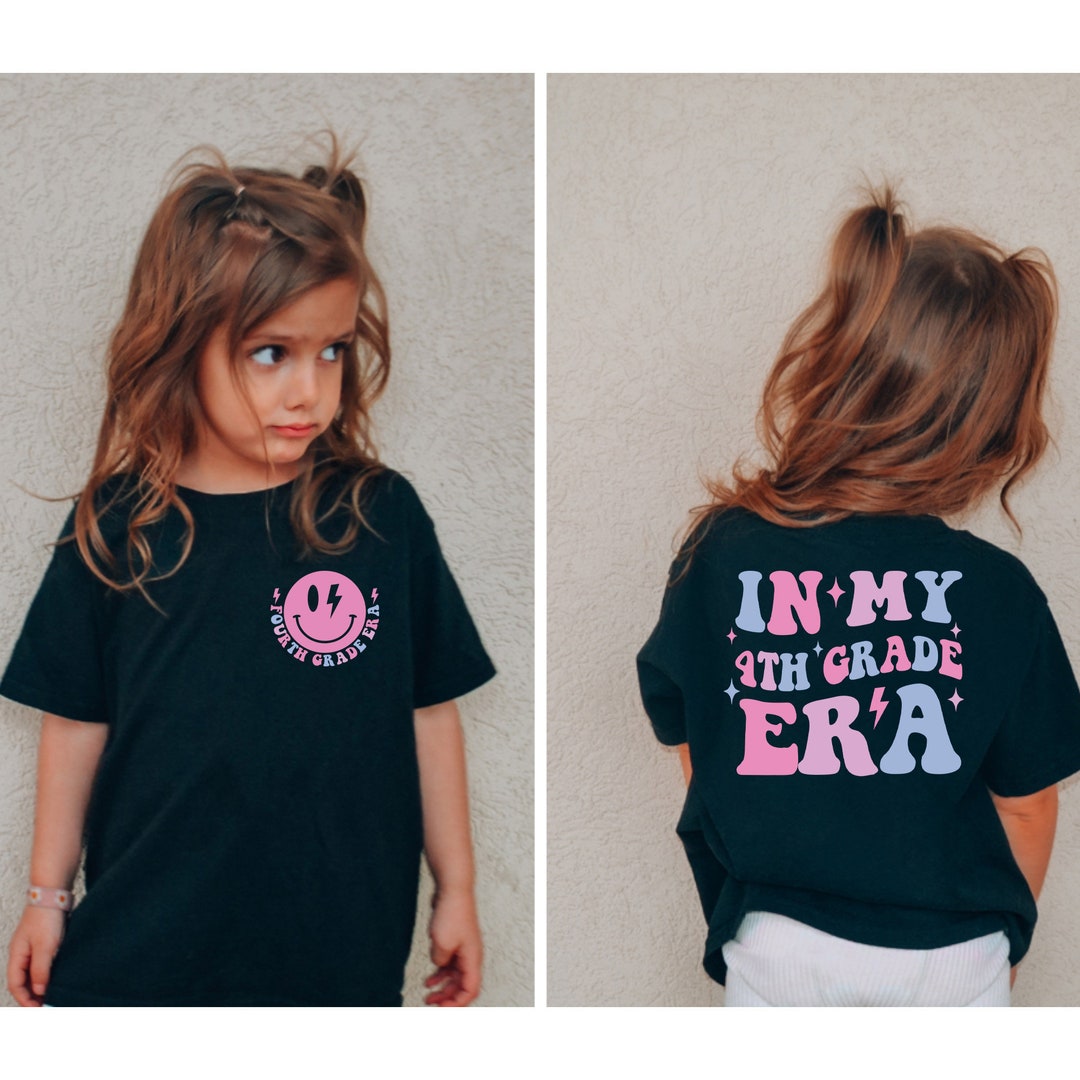 In My Fourth Grade Era T-shirt, Fourth Grade Kids Shirt, 100th Day of ...