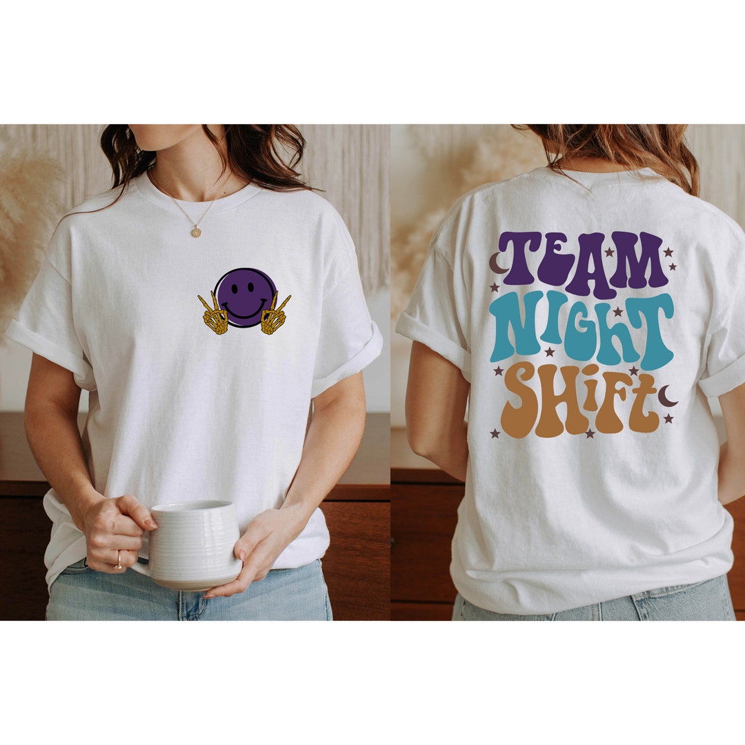 Team Night Shift T-shirt Nurse Shirt Nurse Life Shirt ER - Etsy