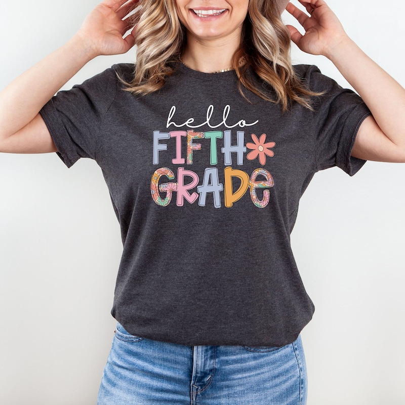 5th Grade Teacher Shirt - Etsy