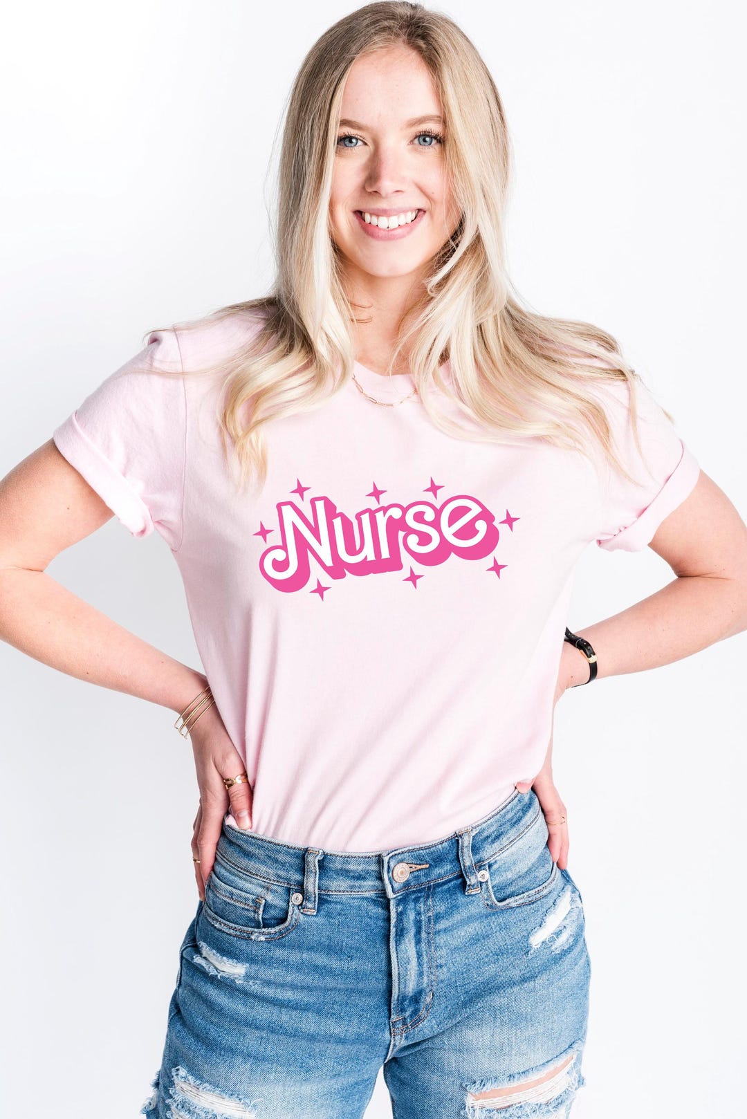 Pink Nurse Shirt, Nurse Shirt Gift, Nursing School Tee, Nurse Tee, Gift ...