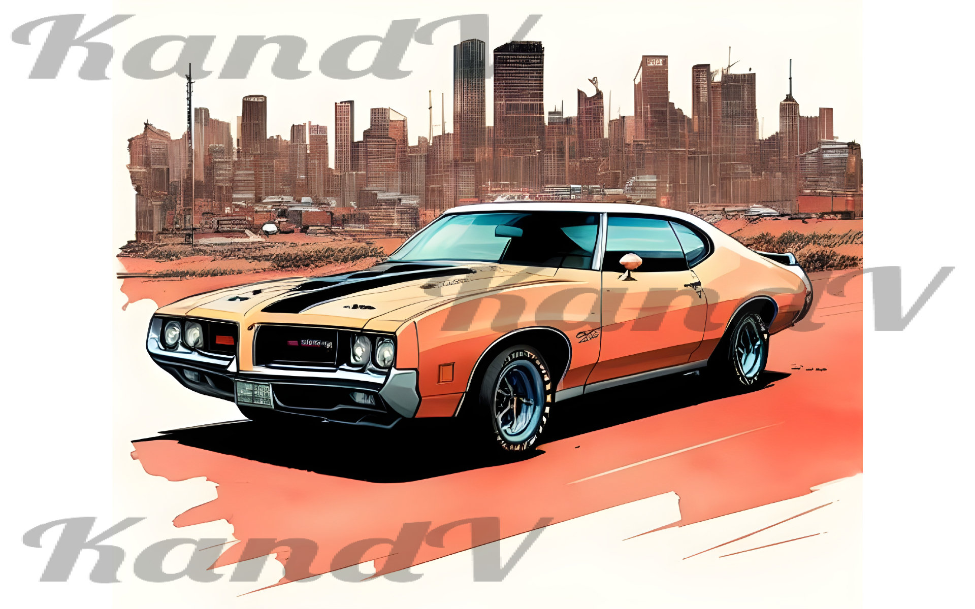 GTO, Sublimation PNG Design, Muscle Car,1970 GTO Muscle Car Jpg ...