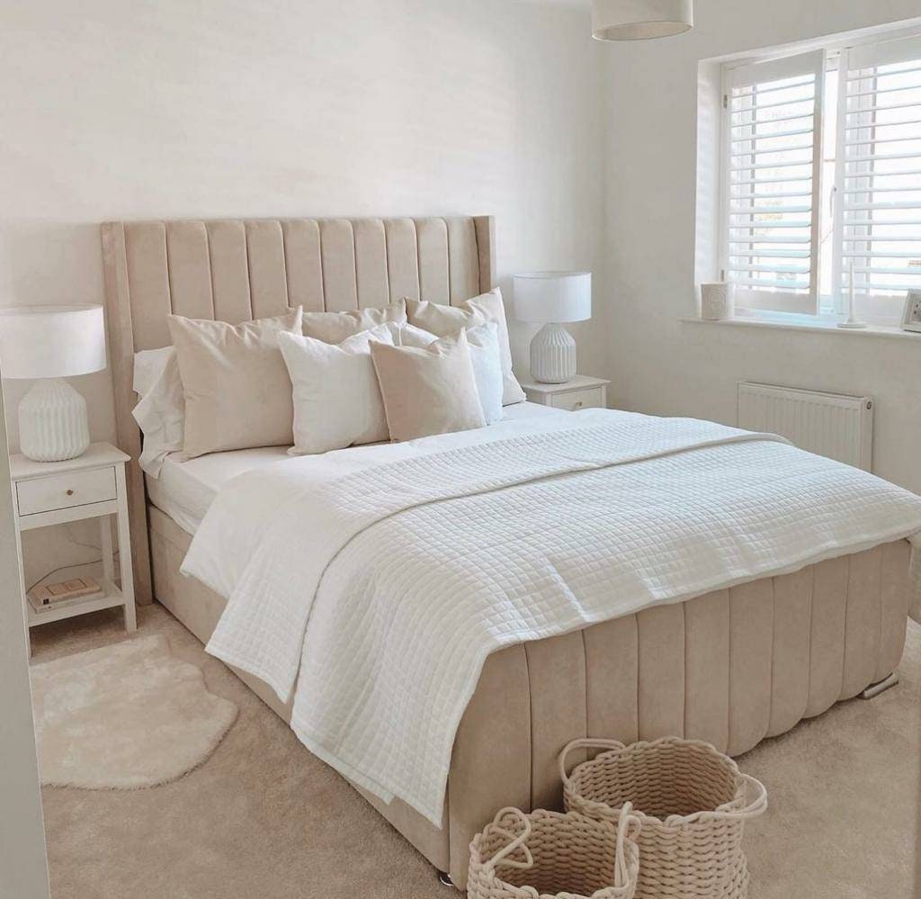 Apollo Line Panel Bed Frame - Etsy UK