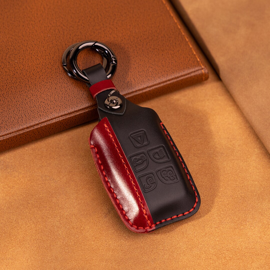 Leather Key Case Fit for Range Rover Sport Starliner Defender Discovery ...