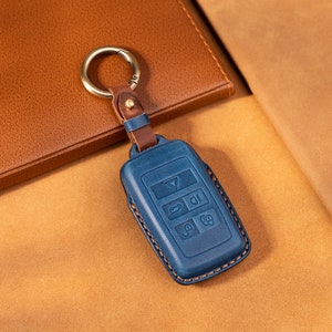 Leather Land Rover Case Key Fob Cover for Defender Range Rover Sport ...