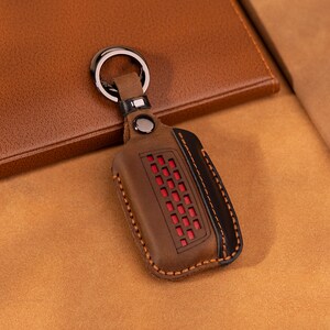 Leather Key Case Fit for Range Rover Sport Starliner Defender Discovery ...