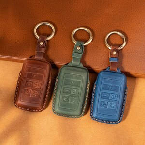 Leather Land Rover Case Key Fob Cover for Defender Range Rover Sport ...