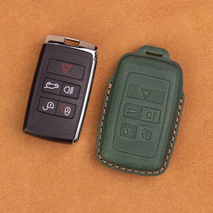 Leather Land Rover Case Key Fob Cover for Defender Range Rover Sport ...