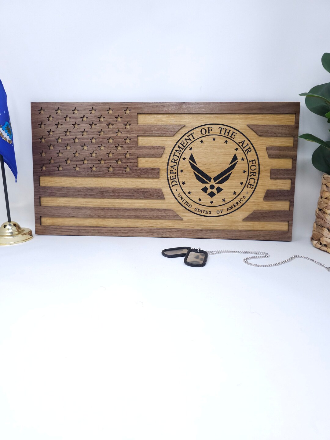 Personalized Air Force Flag Personalized Air Force Wall Decor US Air ...