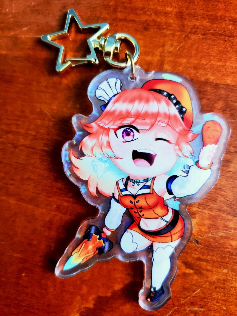 Hololive EN Myth Keychains - Etsy