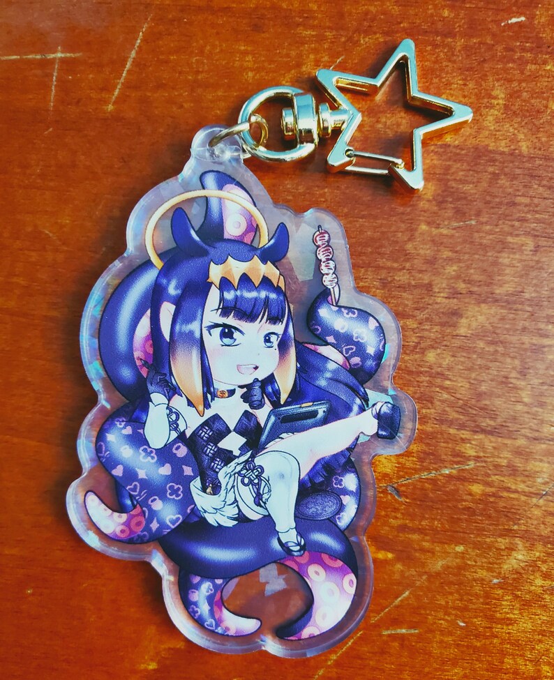 Hololive EN Myth Keychains - Etsy