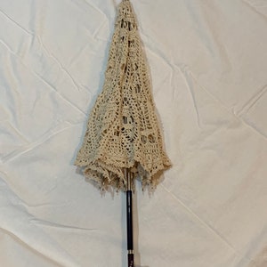 Crochet Ivory Umbrella Parasol Skeleton Skulls - Etsy