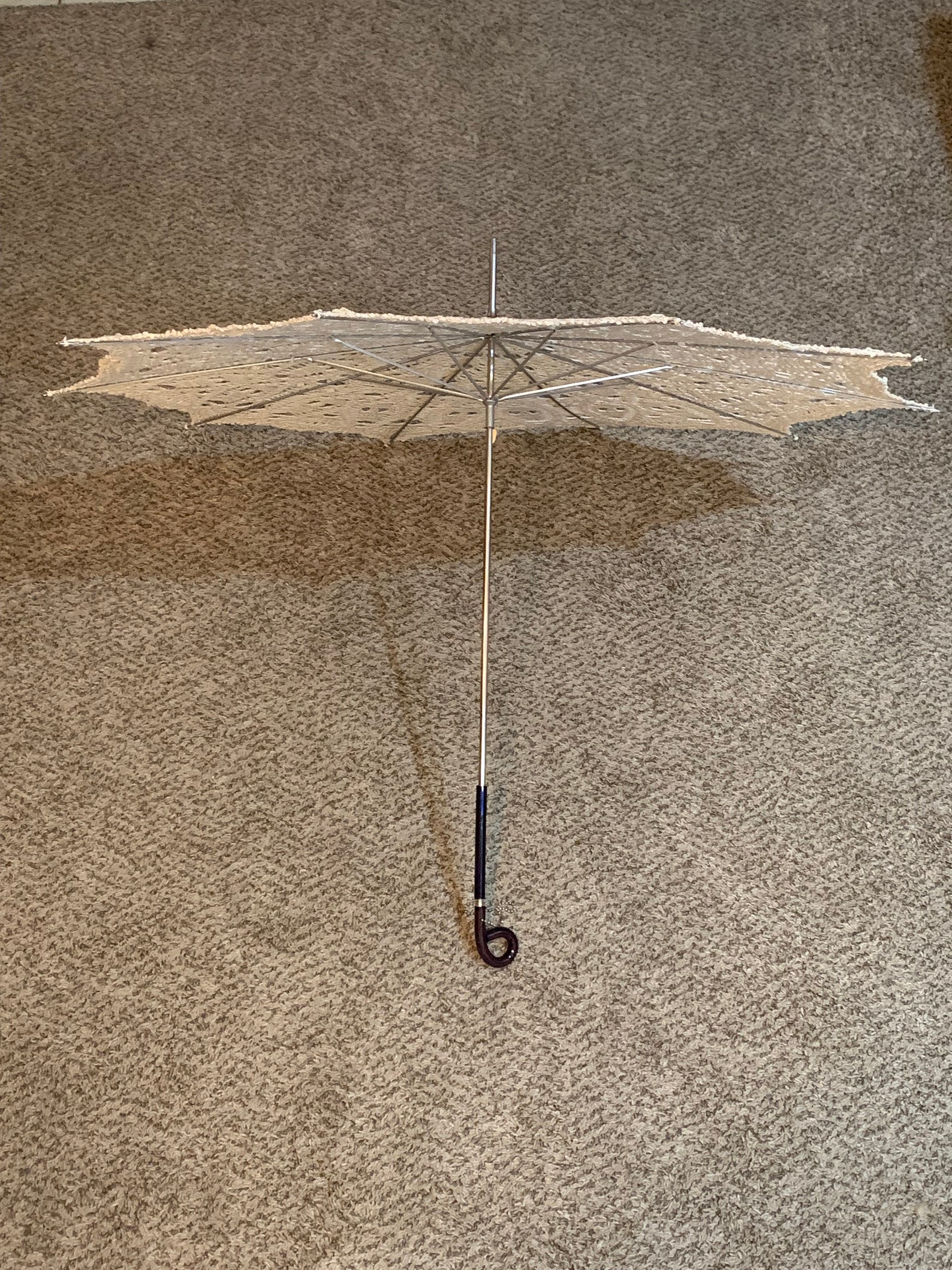 Crochet Ivory Umbrella Parasol Skeleton Skulls - Etsy