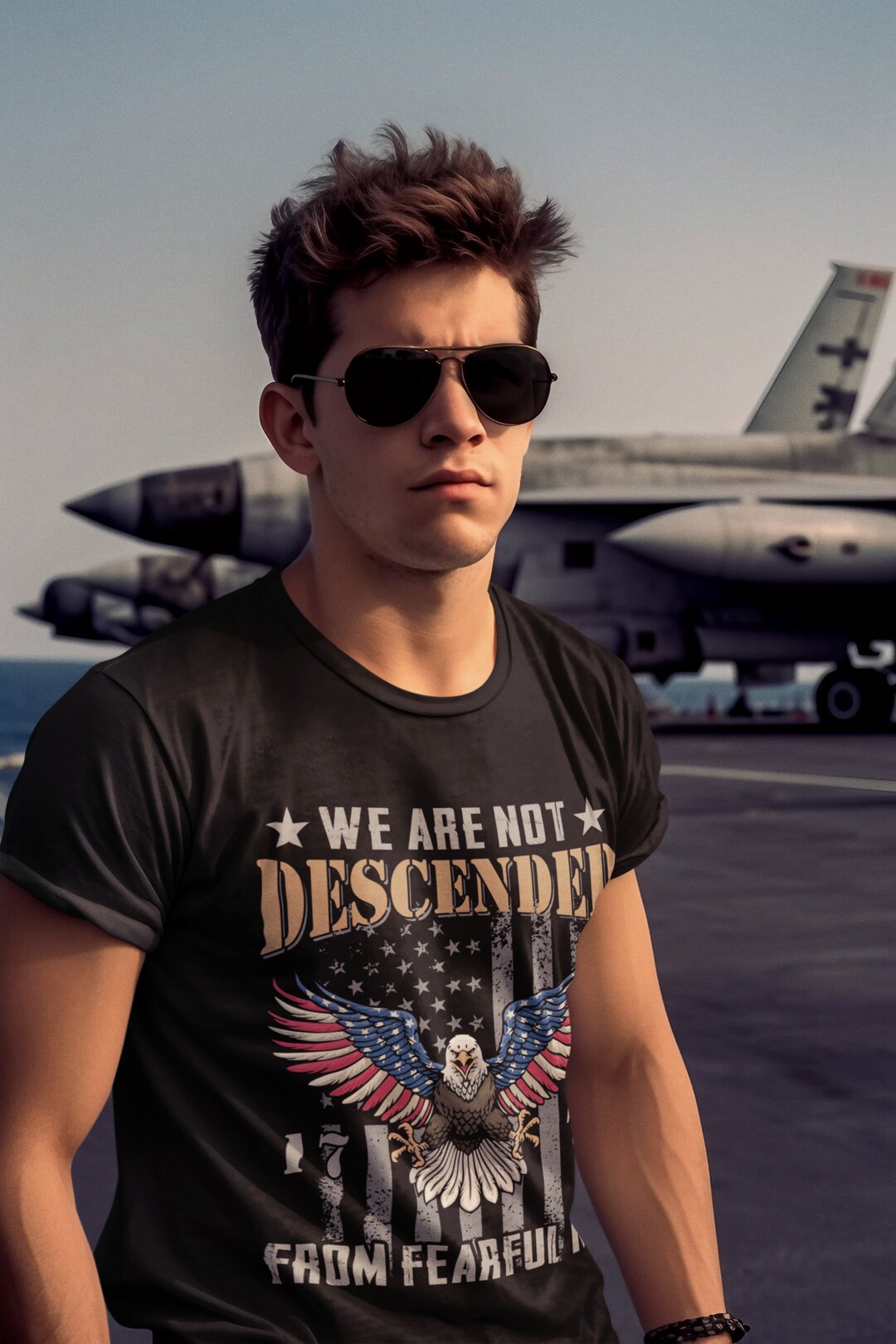 Embrace Patriotic Courage With Our 'we Are Not Descended From Fearful ...