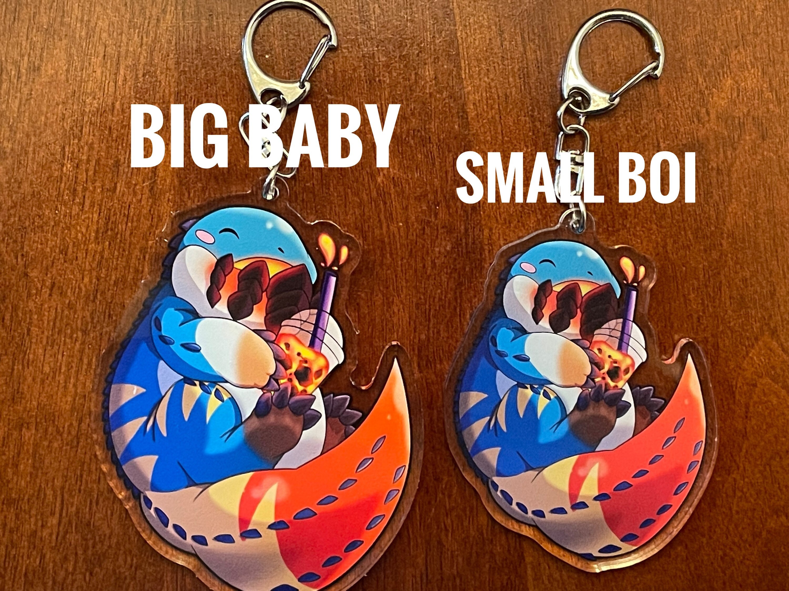 Monster Hunter Keychain - Bobagama - Etsy