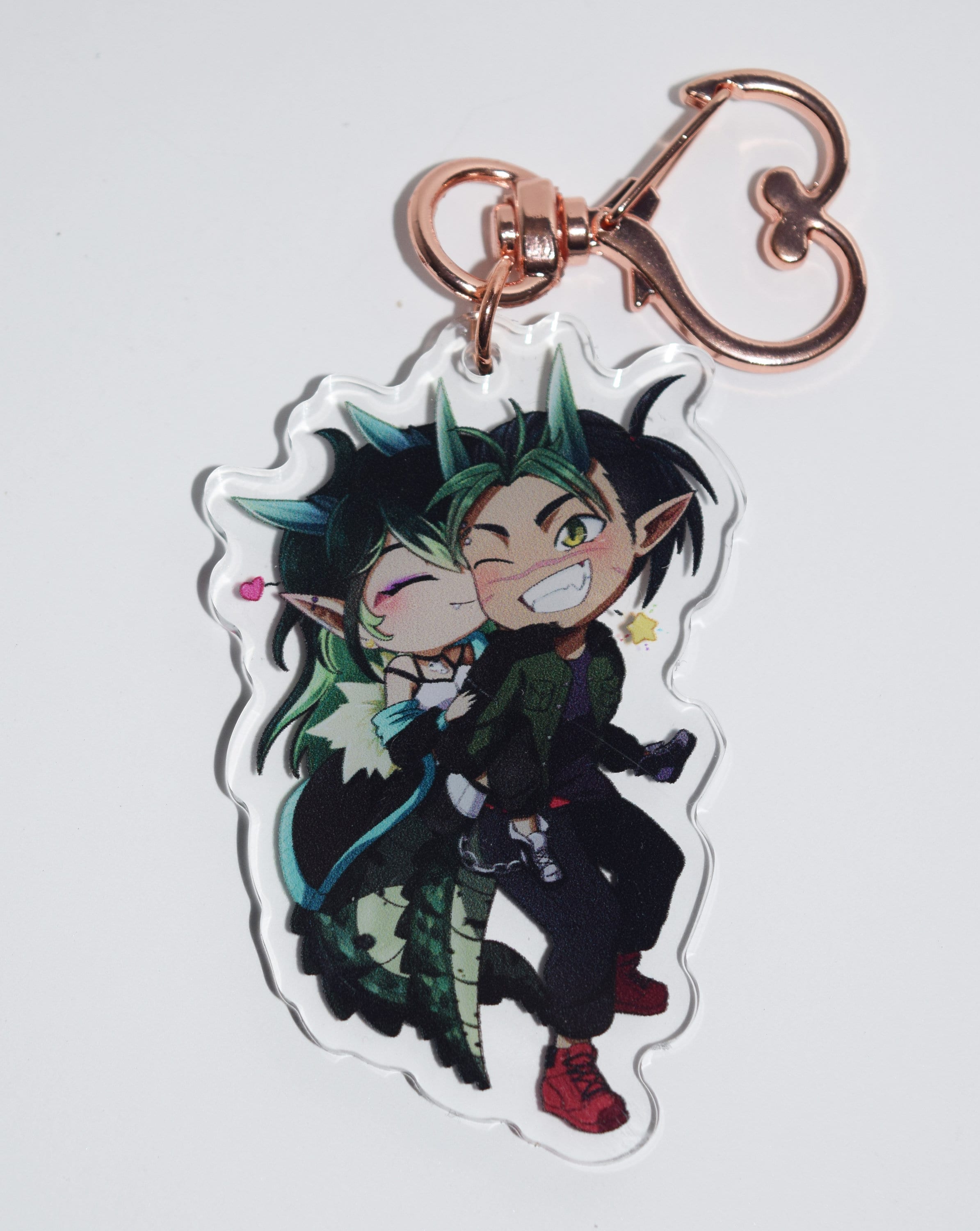 Meariigoround Oc Chibi Couple Keychains - Etsy