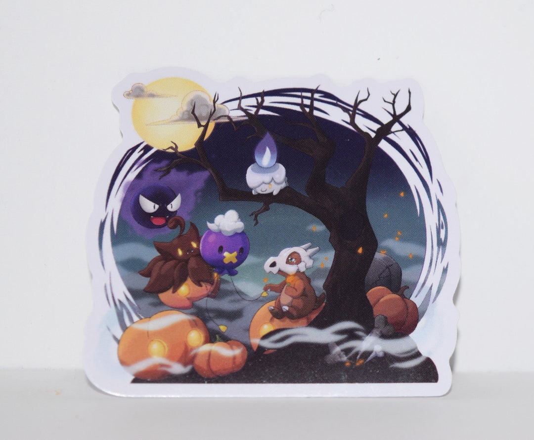 Spooky Friends Sticker - Etsy