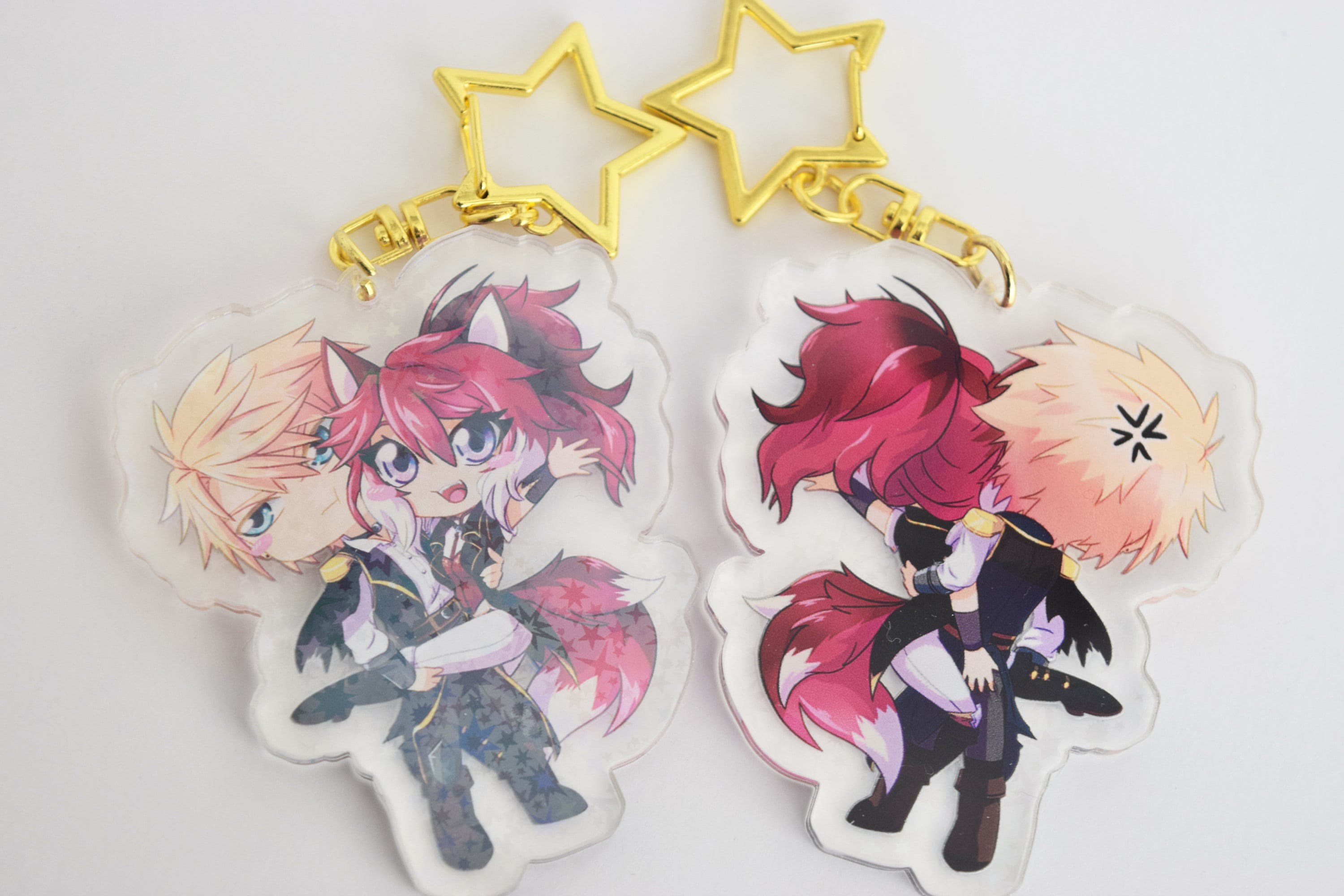 Meariigoround Oc Chibi Couple Keychains - Etsy