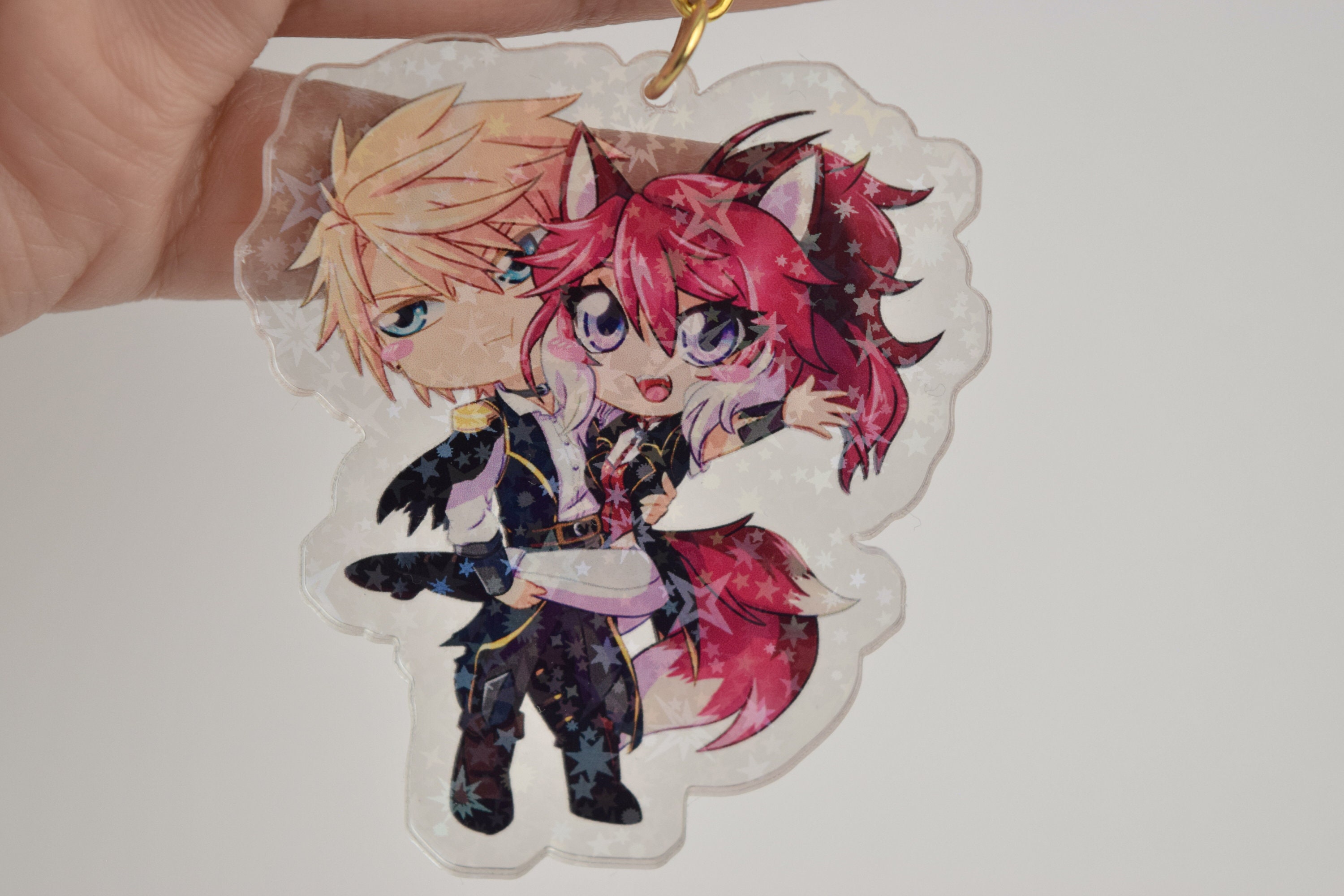 Meariigoround Oc Chibi Couple Keychains - Etsy