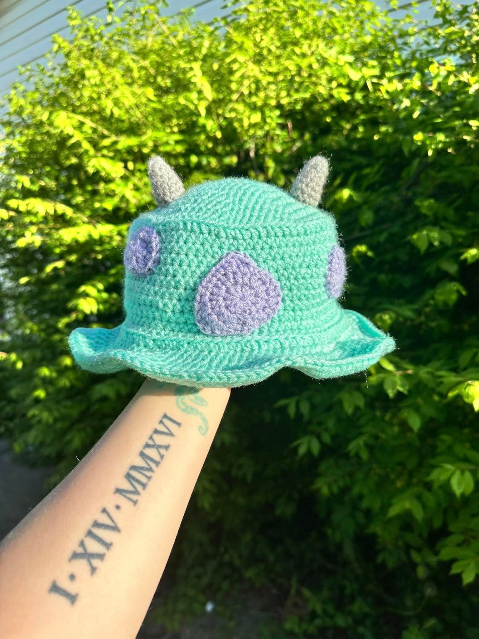 Crochet Bucket Hat, Monsters Inc Hat, Toddler Hat, Sully Hat, Bucket ...