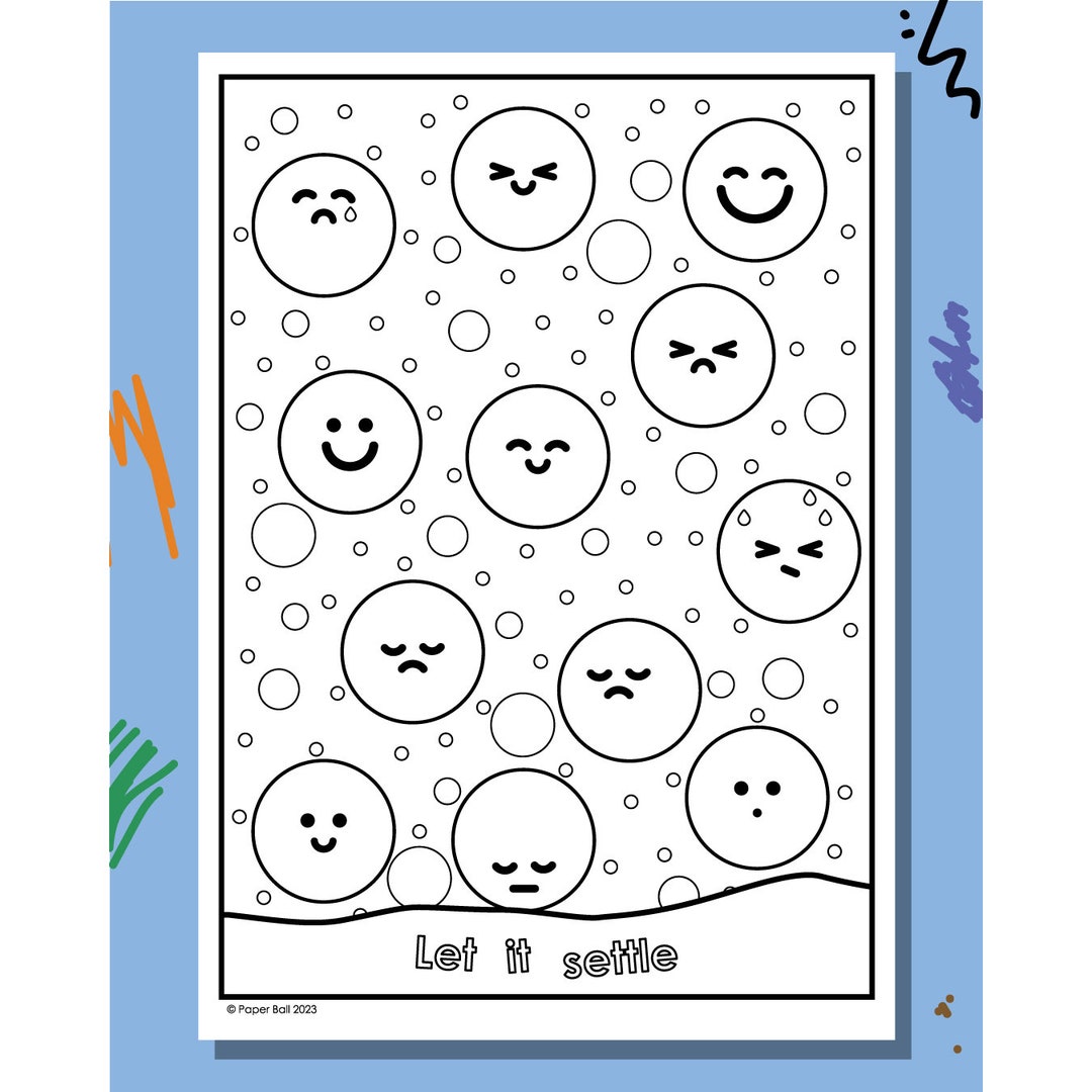 Let It Settle | Colouring Sheet | Snow | Christmas Colouring ...