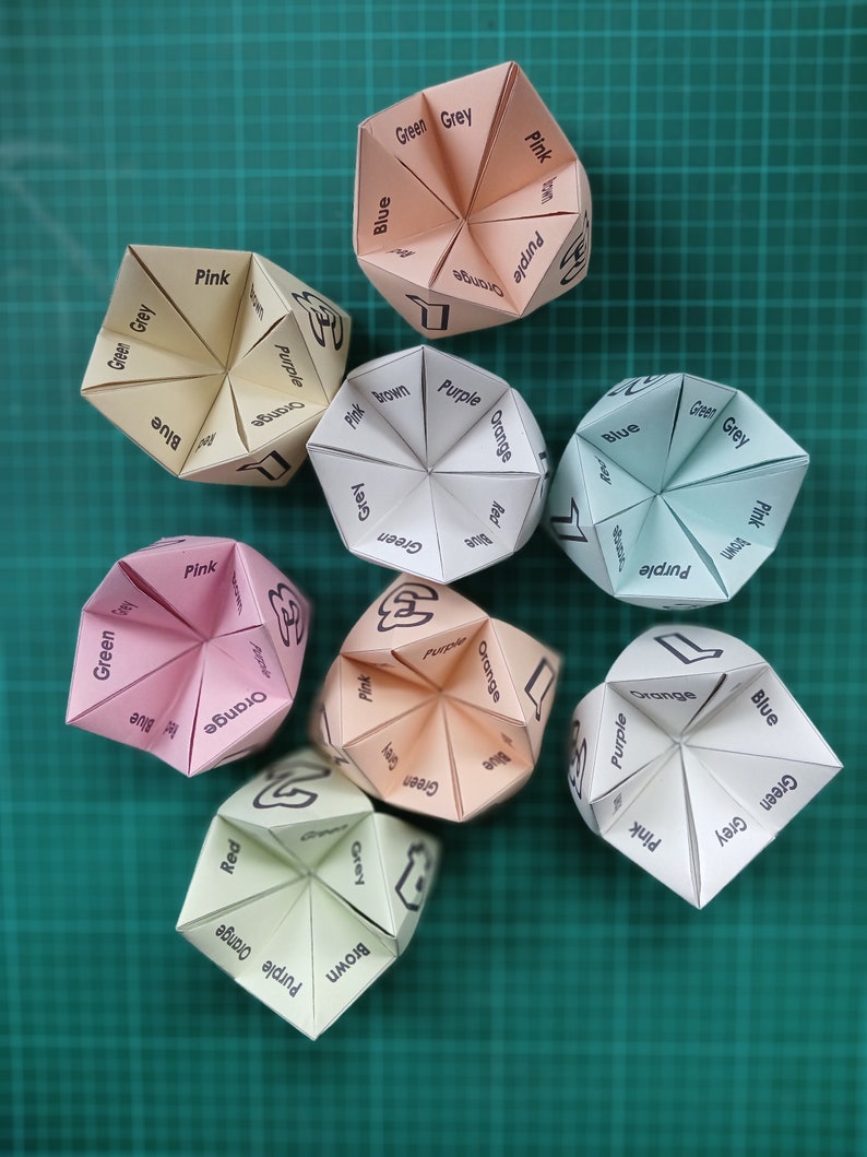 Oragami 'fortune Teller' | Activity Sheet | Activities | Emotions ...