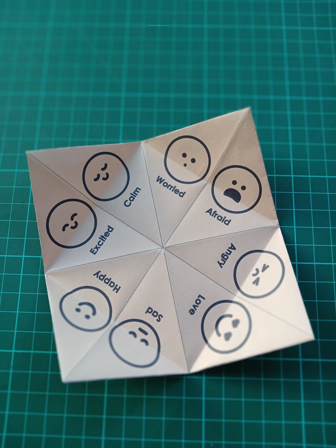 Oragami 'fortune Teller' | Activity Sheet | Activities | Emotions ...