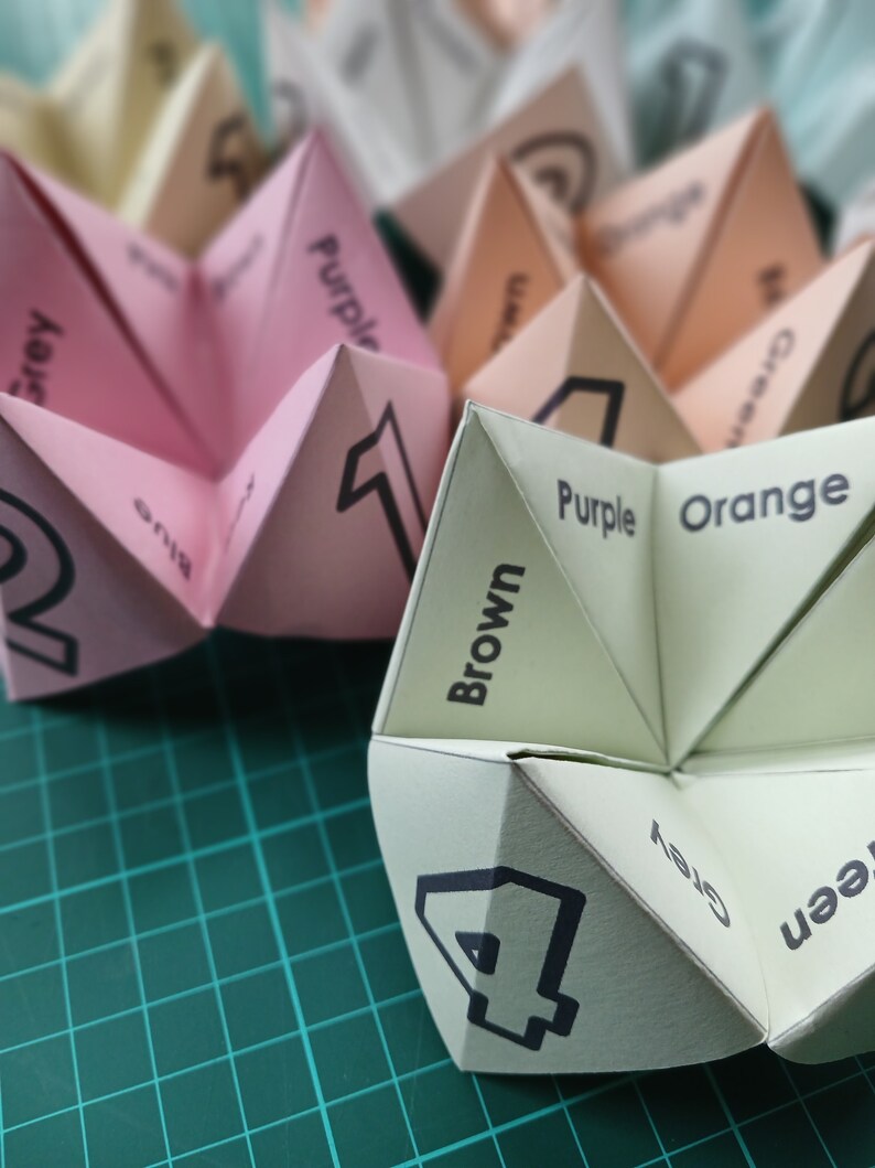 Oragami 'fortune Teller' | Activity Sheet | Activities | Emotions ...