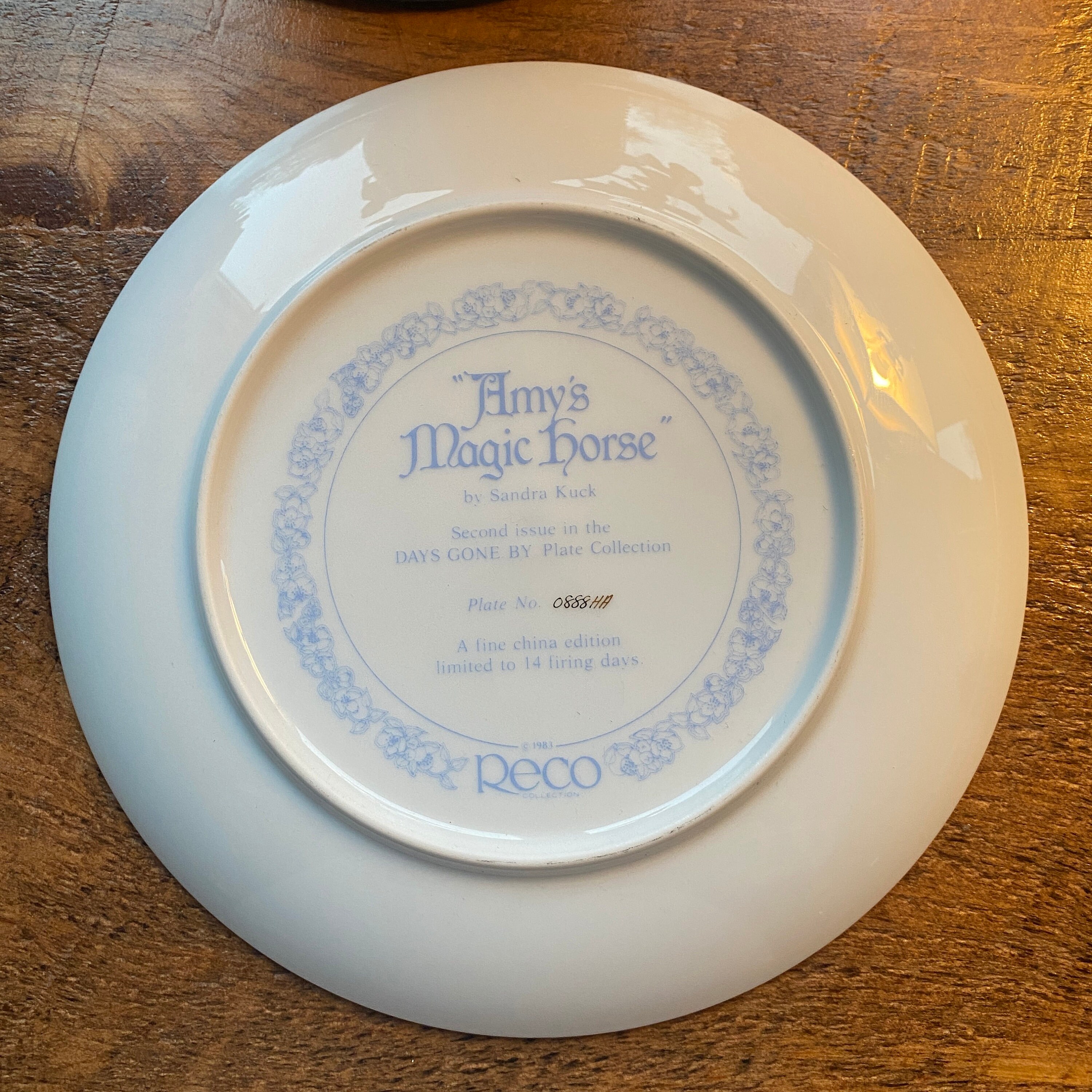 Amy’s Magic Horse | Numbered Collectors Plate by Sandra Kuck | Days ...