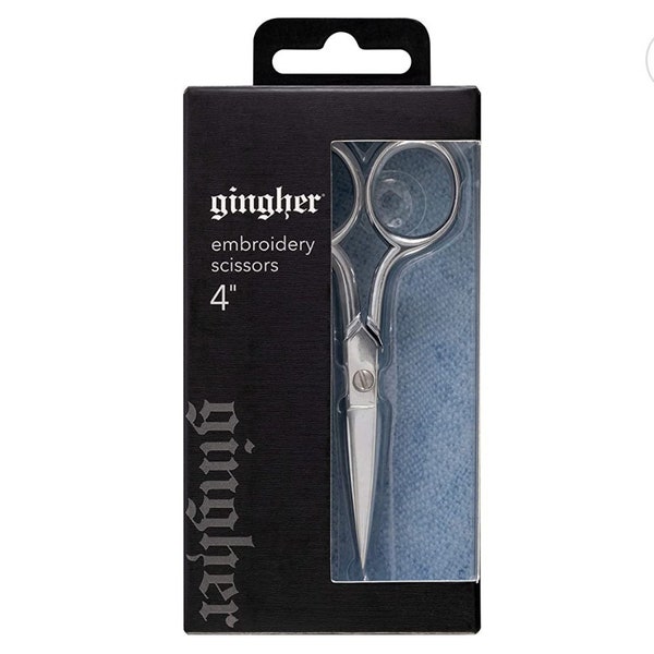 Gingher Embroidery Scissors With Leather Sheath - Etsy