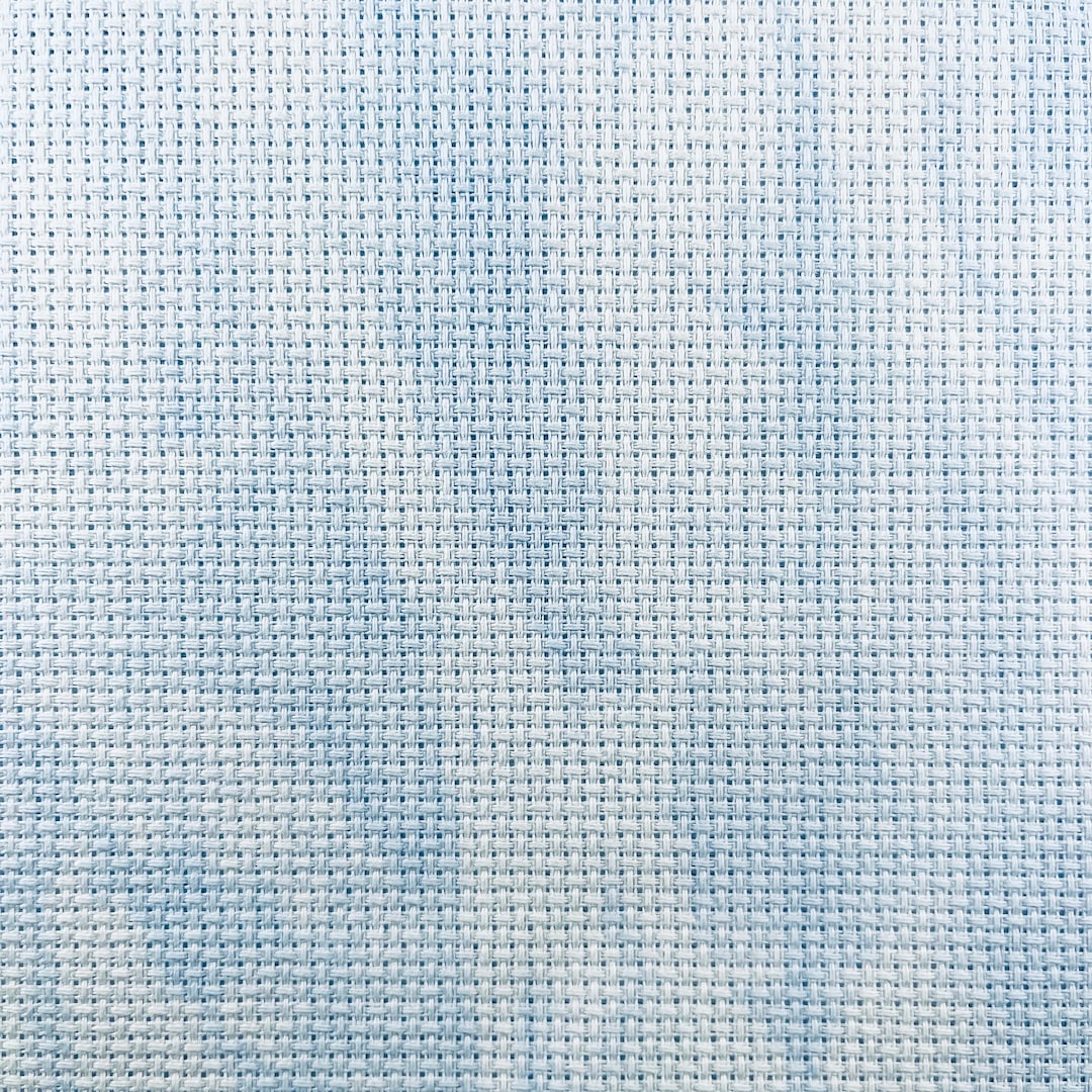 14 Count Aida | Vintage Blue | Zweigart | Cross Stitch Fabric | Size ...