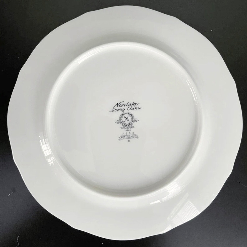 Vintage Noritake Ivory Porcelain China | 7293 Rothschild Pattern | 7 ...