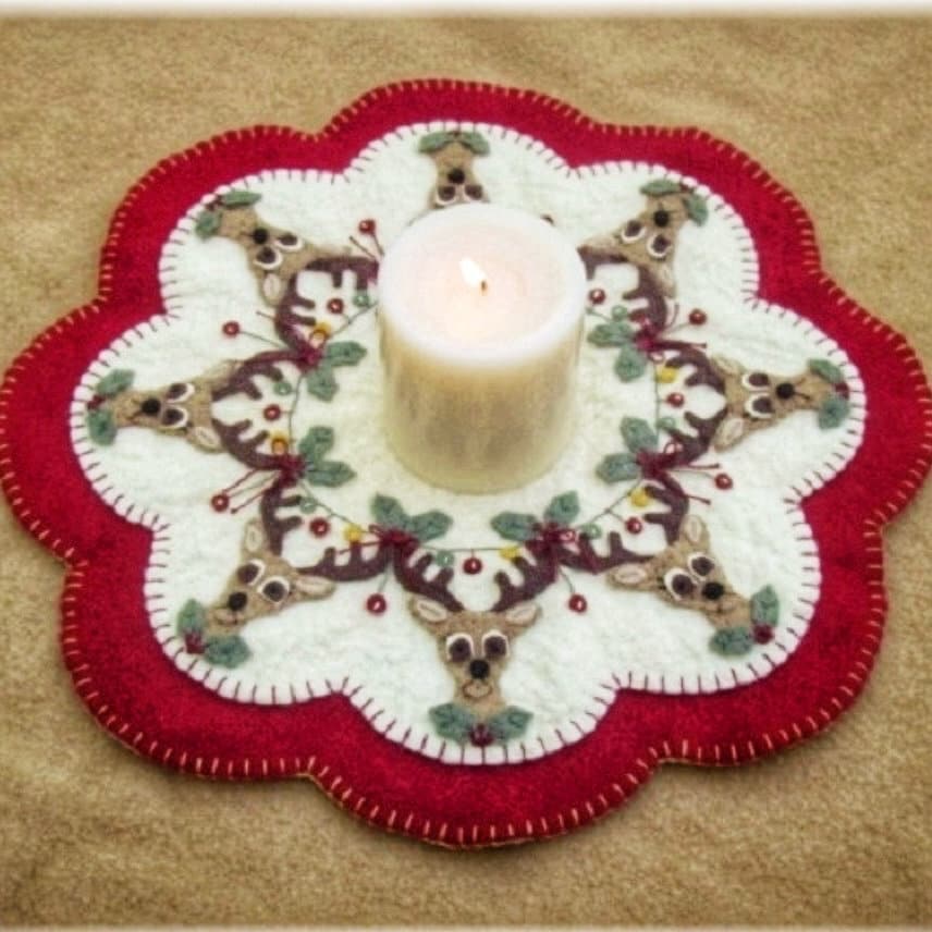 Santa’s Reindeer | Penny Lane Primitives | Wool Appliqué Pattern ...