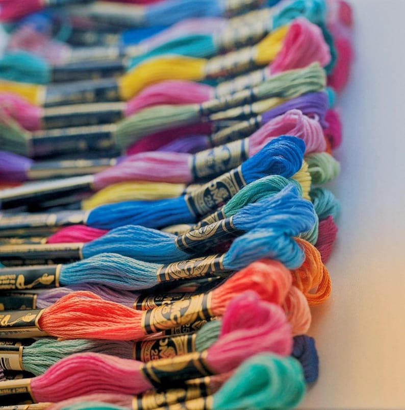 3860-3895 | Blanc(white) Ecru B5200 DMC FLOSS | 6 Strand 100% Cotton ...