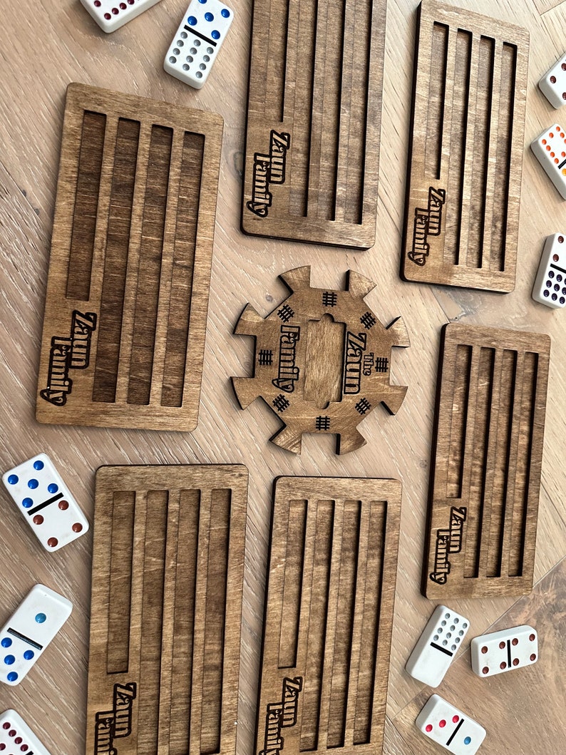 Customized Homemade Domino Game Set, Personalized Classic Family Game ...