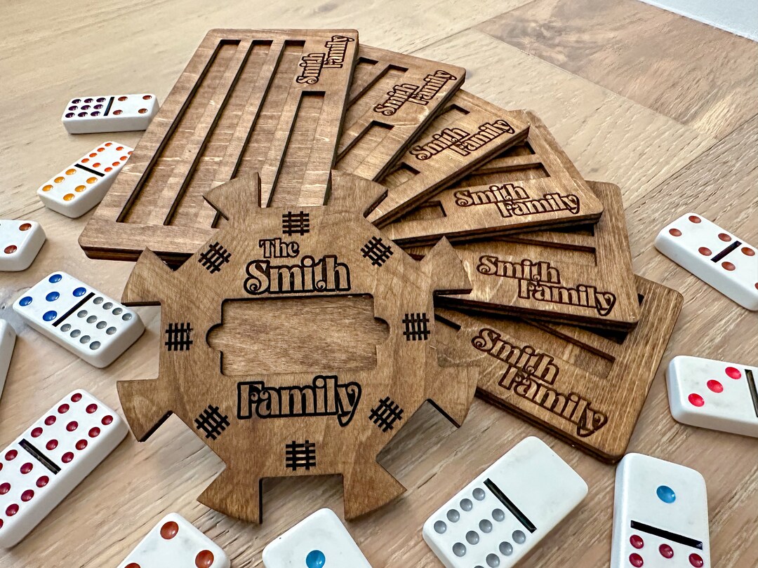 Customized Homemade Domino Game Set Personalized Classic Family Game ...