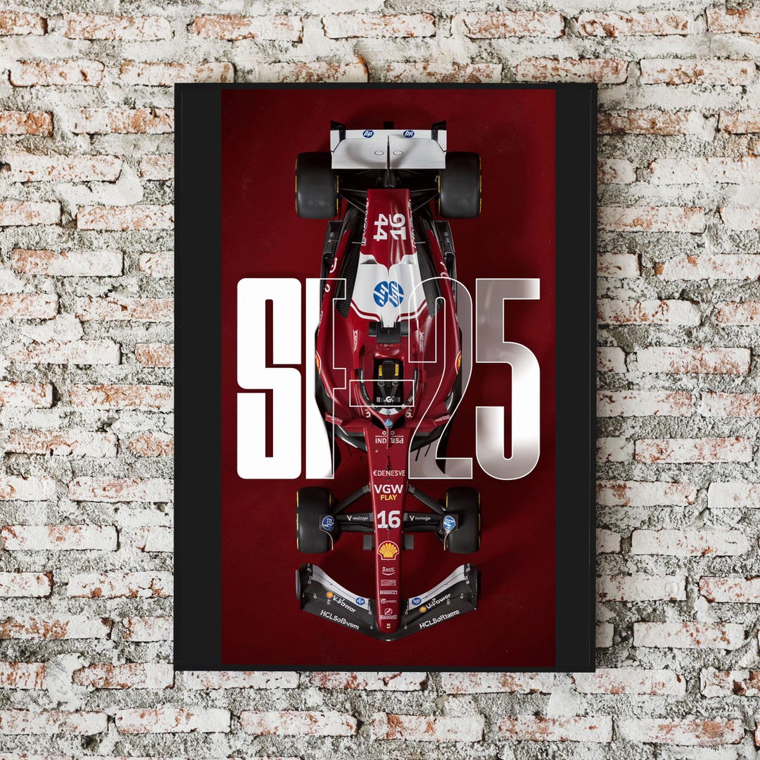Formula 1 Racing Wall Art Print: F1 Car Decor (digital Download) - Etsy