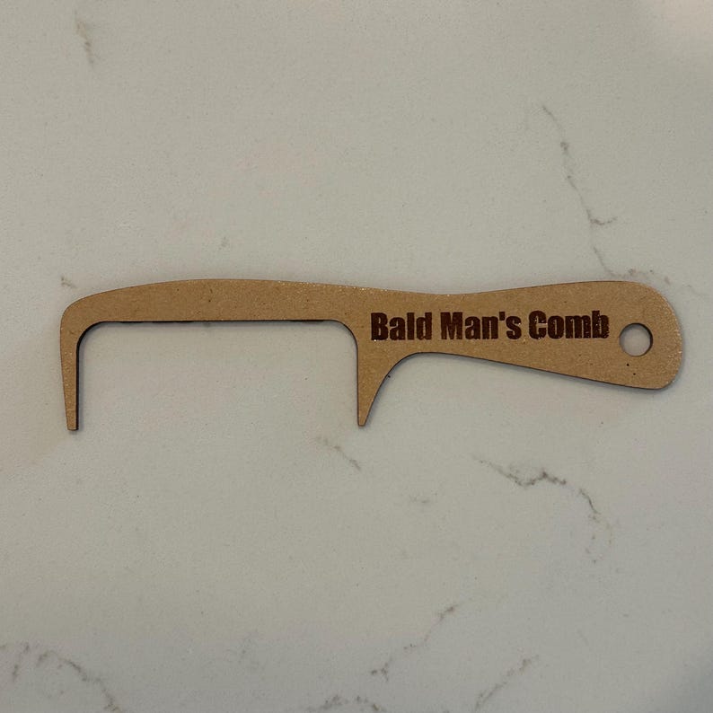 Funny Bald Man's Comb: Wooden Barber Prank Gift - Etsy