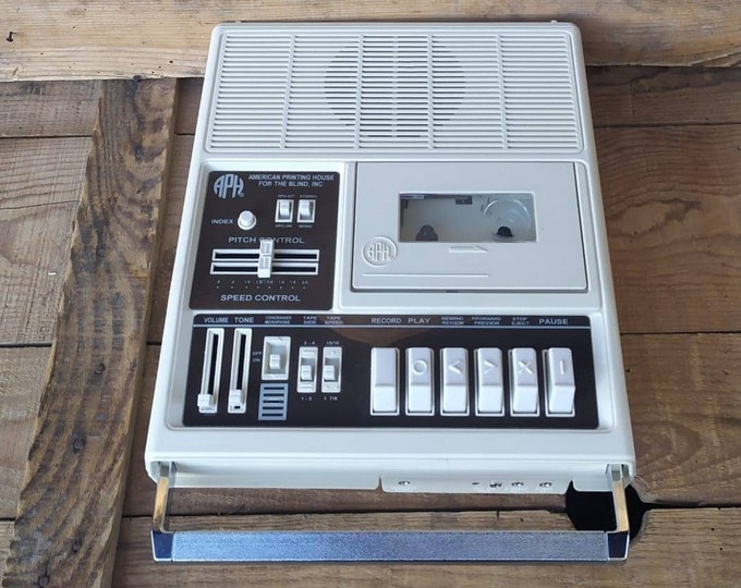 Vintage APH 5198A American Printing House for Blind Cassette Recorder ...