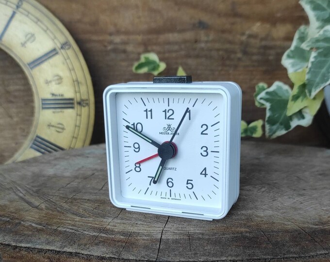 Vintage Meister-anker Quartz Alarm Clock Made in Germany - Etsy