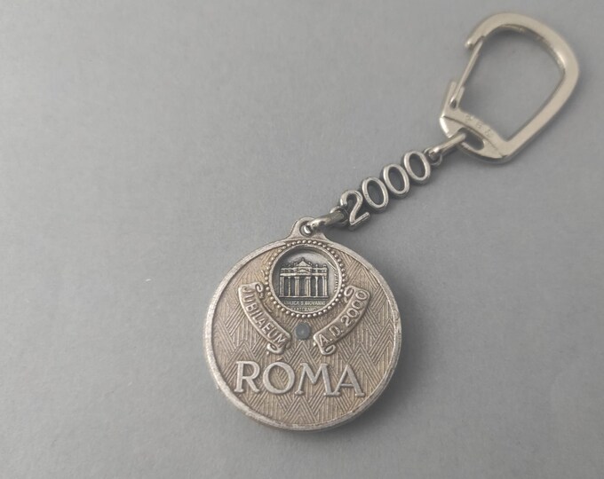 Vintage Rome 2000 Pope Johannes Paulus 2 Keychain - Etsy