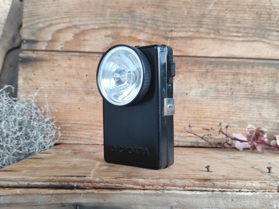 Vintage Black Croatia Metal Palm Flashlight - Etsy