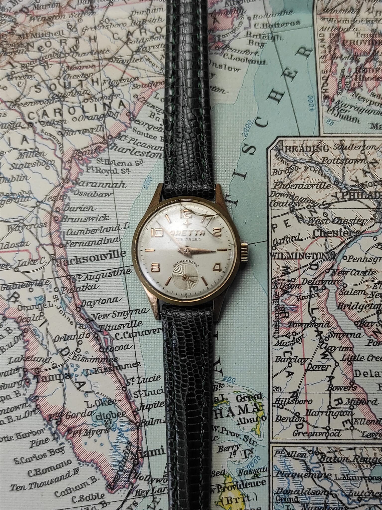 Vintage Aretta Ancre 17 Rubies Antimagnetic Swiss Made Ladies Watch - Etsy