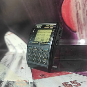 Vintage Casio DBC-62 Data Bank / World Time Digital Watch - Etsy