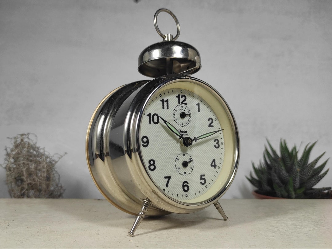 Vintage Insa Metal Alarm Clock Made in Yugoslavia - Etsy