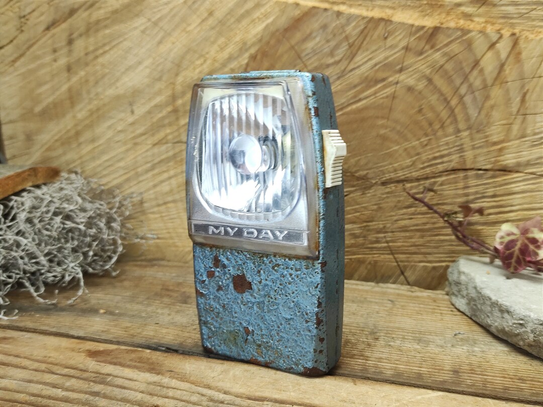 Vintage Flashlight - My Day Hand Lamp Made in Czechoslovakia - Etsy