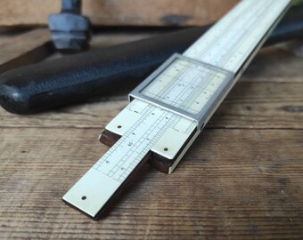 Wooden Slide Rule - Etsy