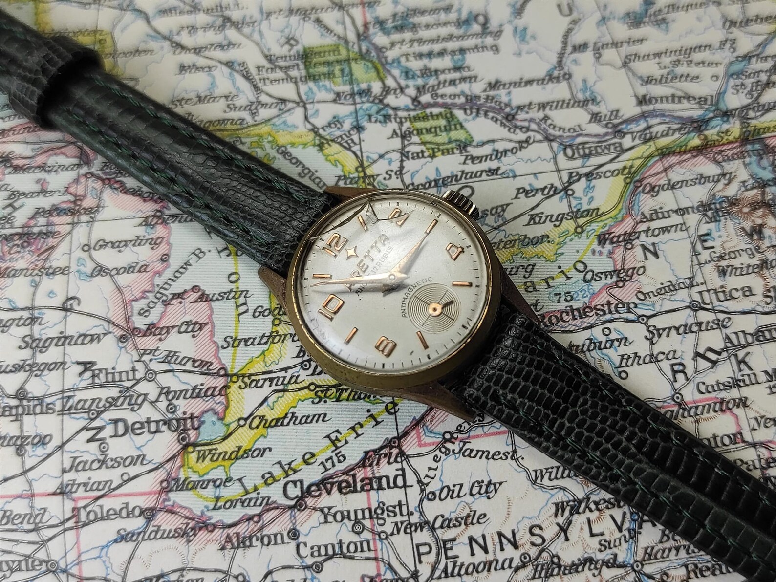 Vintage Aretta Ancre 17 Rubies Antimagnetic Swiss Made Ladies Watch - Etsy