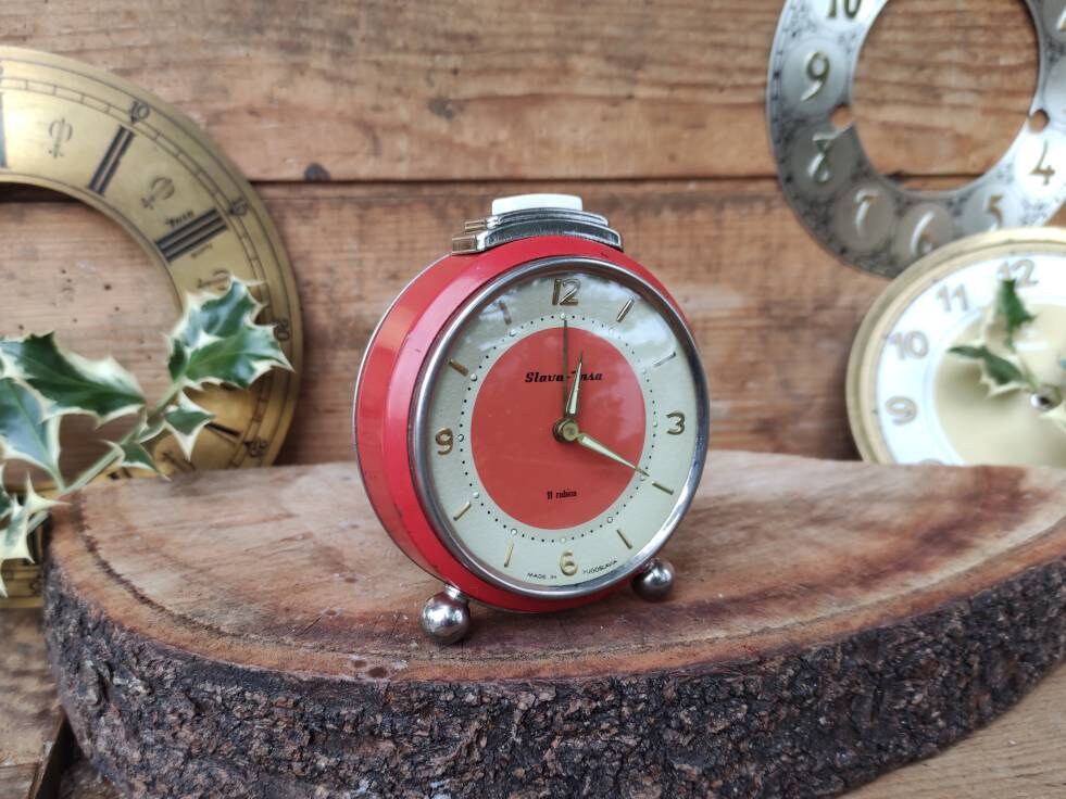 Rare Vintage Alarm Clock Slava Insa Made in Yugoslavia - Etsy