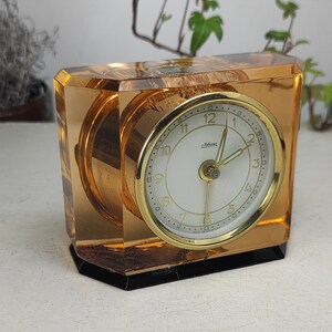 Vintage Kaiser Alarm Clock - Transparent Resin Body Mechanical Clock ...